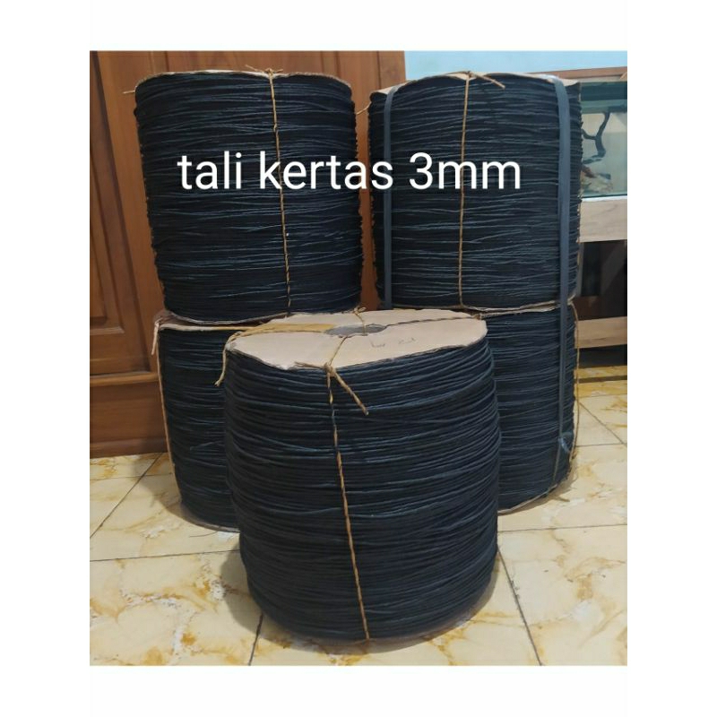 Jual Tali kertas paperbag paper bag godiebag kerajinan tangan warna ...