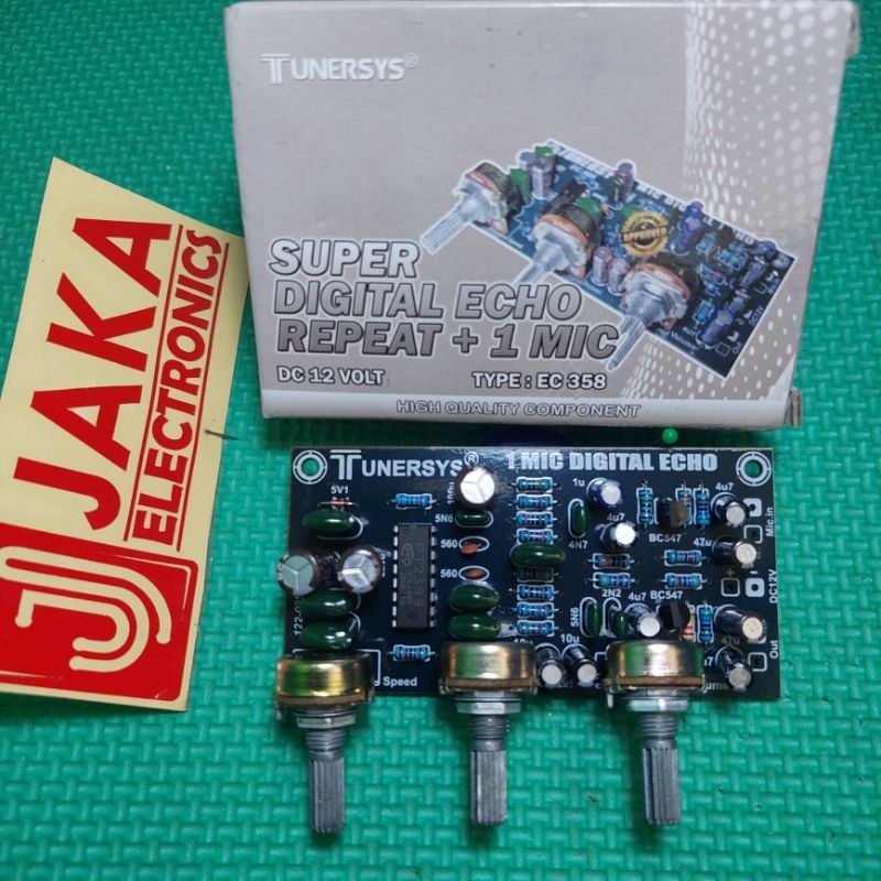 Jual Kit Tone Control Super Digital Echo Repeat 1 Mic TUNERSYS EC 358 ...