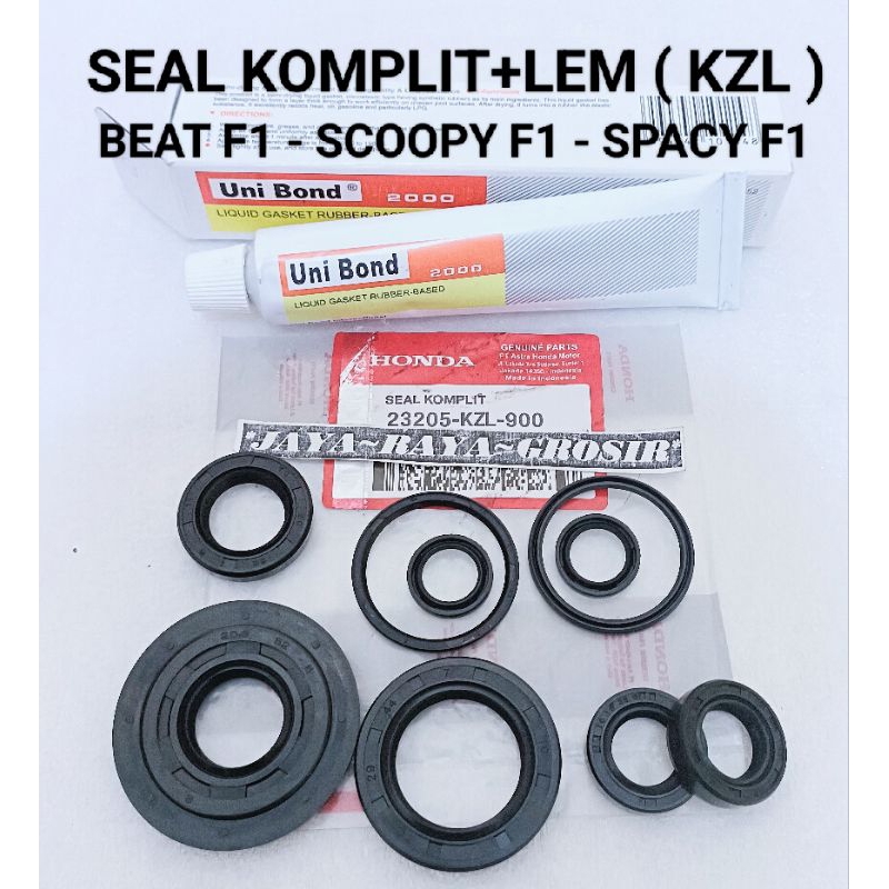 Jual SEAL KOMPLIT + LEM ( KZL ) SIL SET ENGINE SCOPY F1 BEAT FI SPACY F1 VARIO 110 LED STATER ...