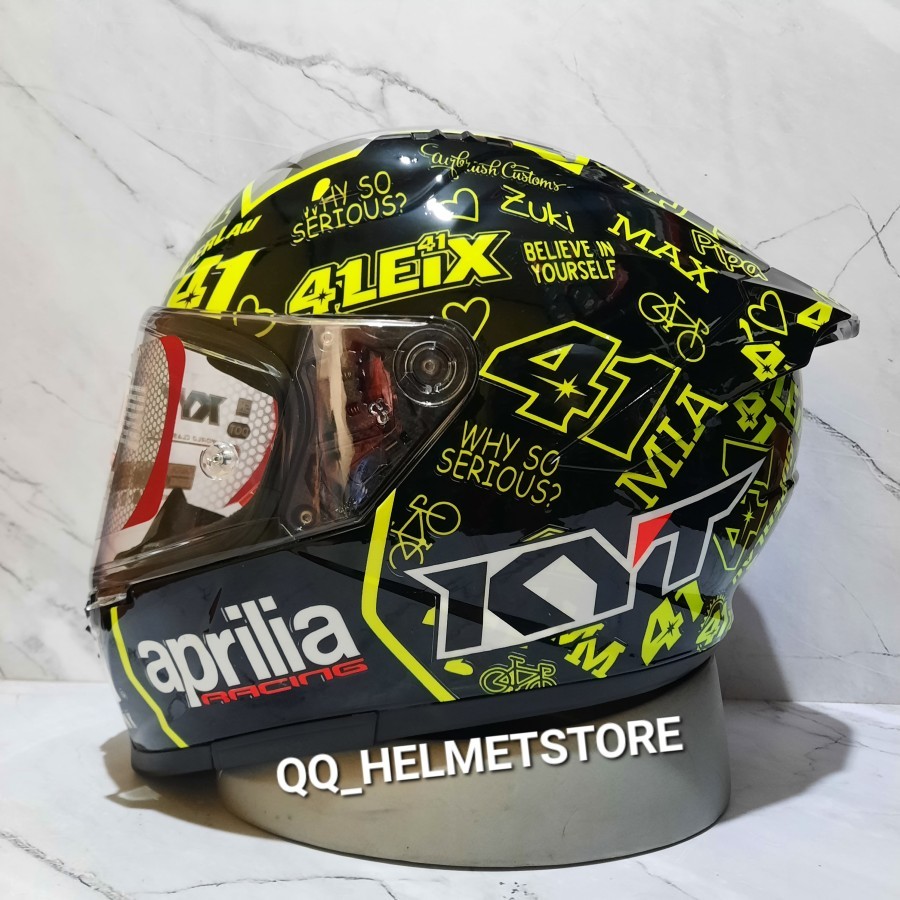 Jual HELM KYT STRIKER REPAINT ESPAGARO 2020 HLEM KYT REPAINT FULLFACE ...