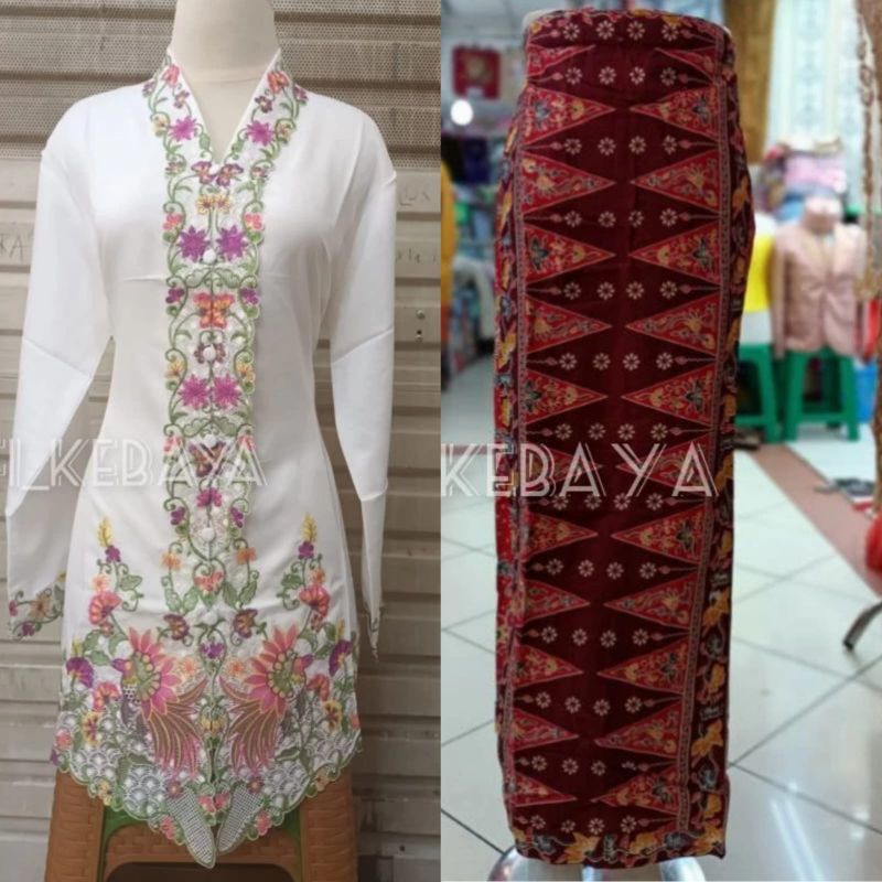 Jual FK-SETELAN KEBAYA ENCIM ROK TUMPAL // SET KEBAYA ENCIM ADAT BETAWI ...
