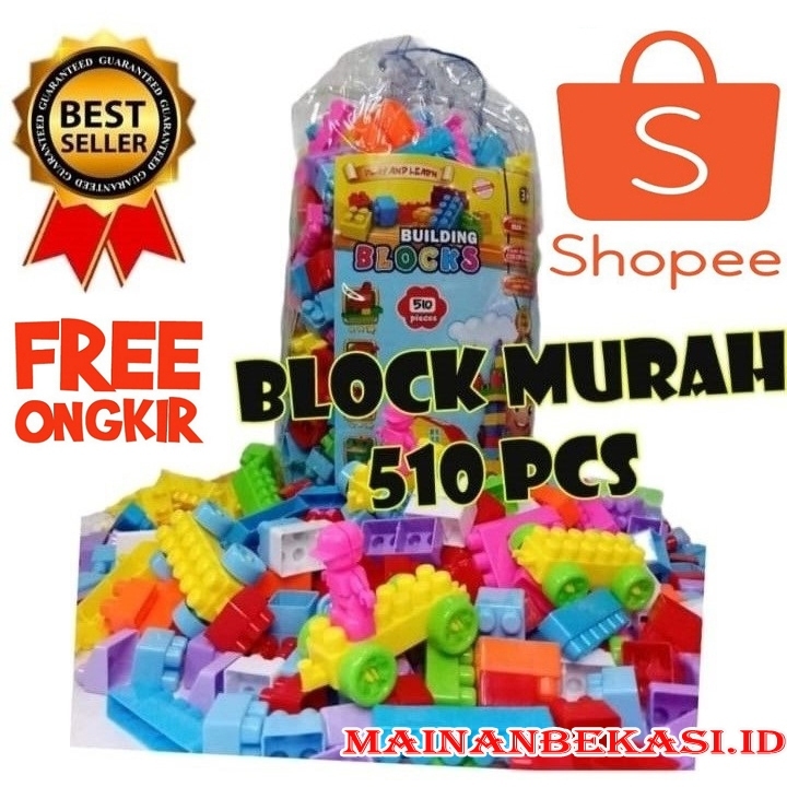 Jual Mainan Edukasi Anak Block Mini Susun Happy Time Permainan Bongkar ...