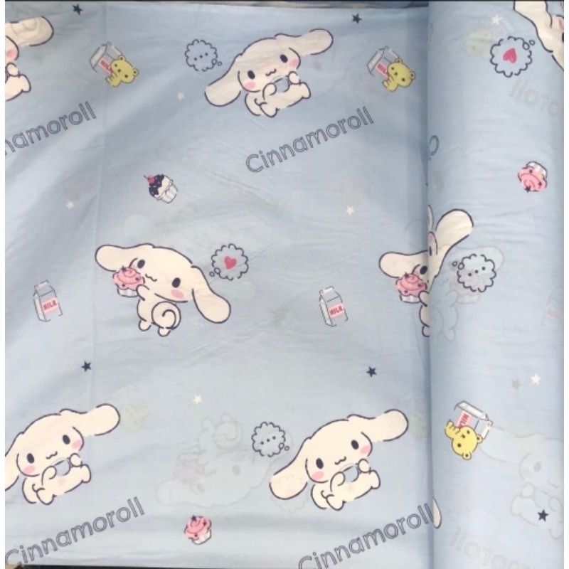Jual Sprei Katun Lokal Motif Cinnamoroll By Bahan Katun Esra,Sprei ...