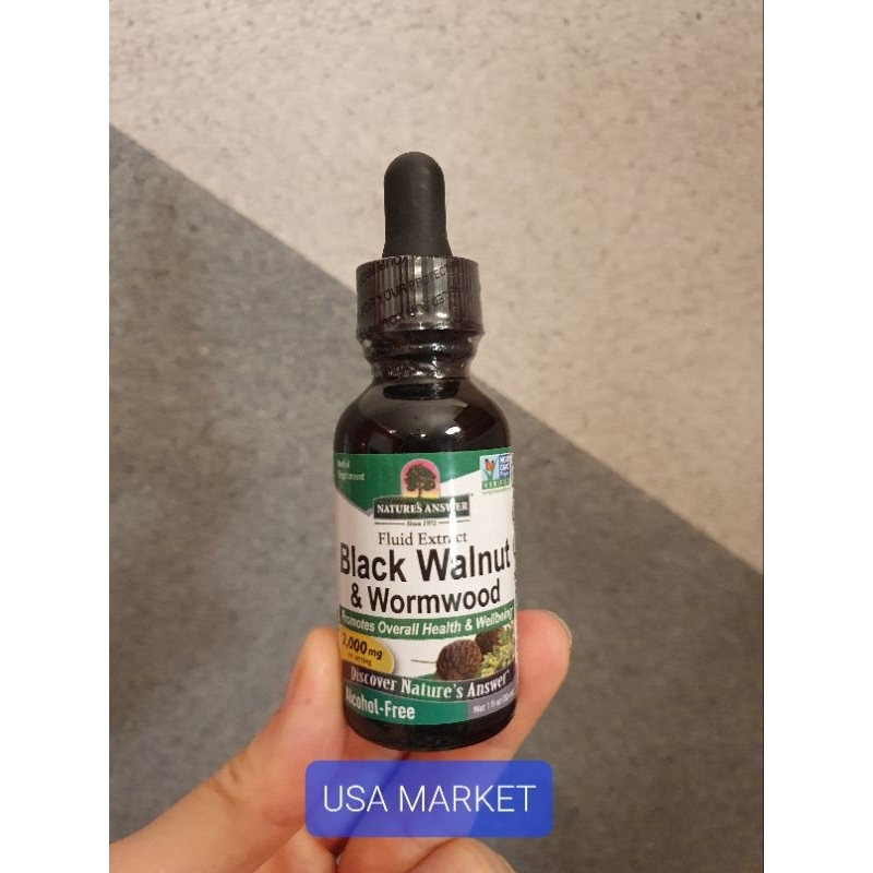 Jual Nature's Answer Natures Answer Black Walnut & Wormwood 2000 mg 30 ...
