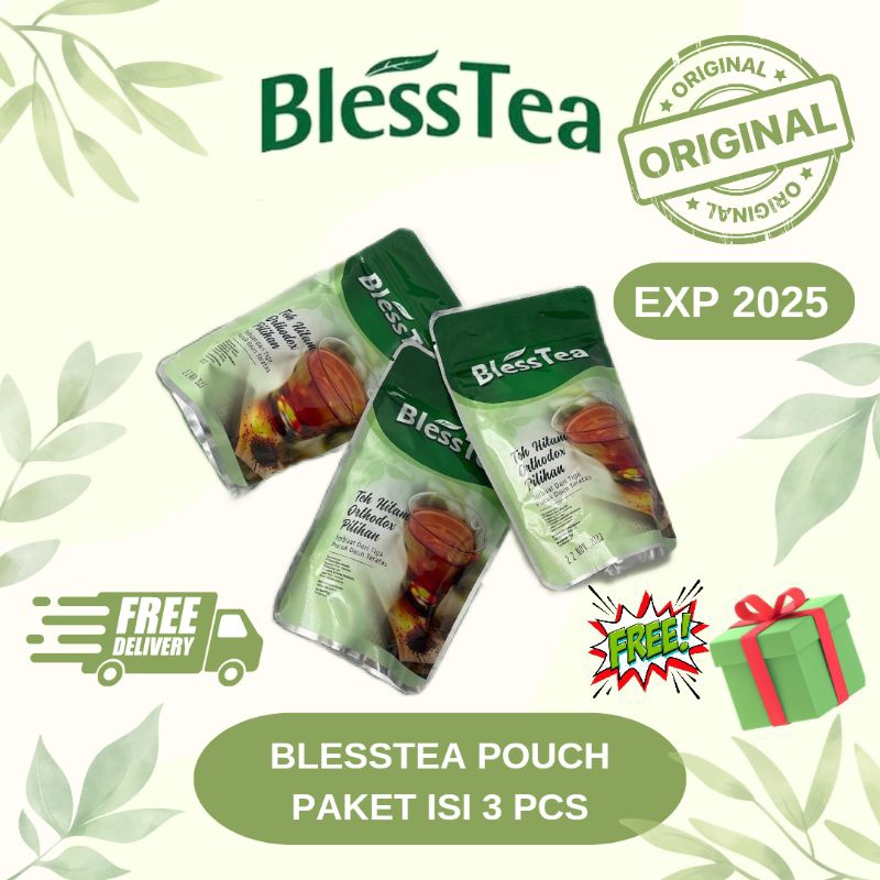 Jual Blesstea Refill Paket isi 3 + Gratis Hadiah Special | Shopee Indonesia