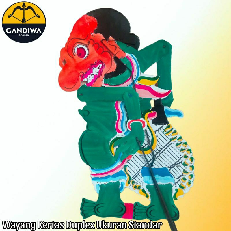 Jual wayang kertas duplex buto gundul buto terong | Shopee Indonesia