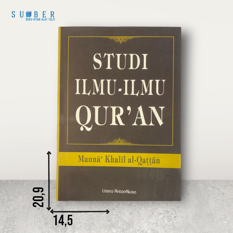 Jual Studi Ilmu Ilmu Quran (Terjemah Manna’ Al Qathan / Al Qattan ...