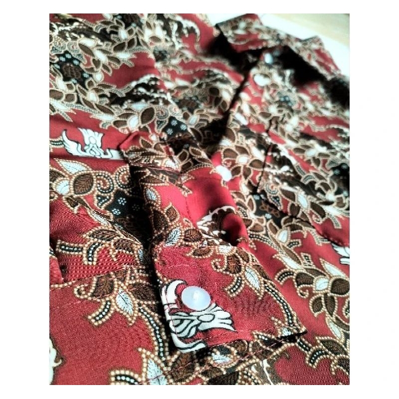 Jual SERAGAM BATIK SD MOTIF PENYU MERAH/ KEMEJA BATIK/ SERAGAM SEKOLAH ...