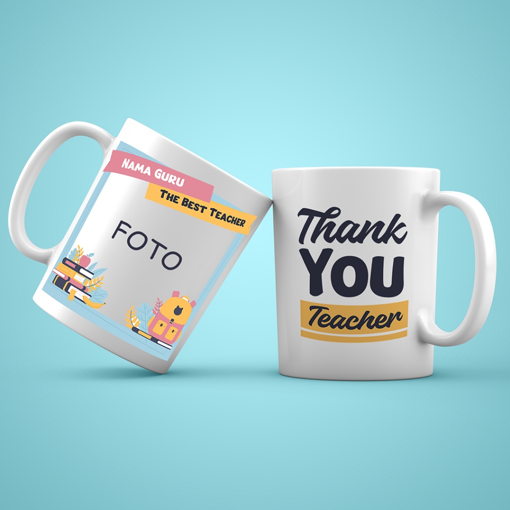 Jual TEACHER DAY / MUG CUSTOM GURU / SOUVENIR MURAH UNTUK GURUKU ...