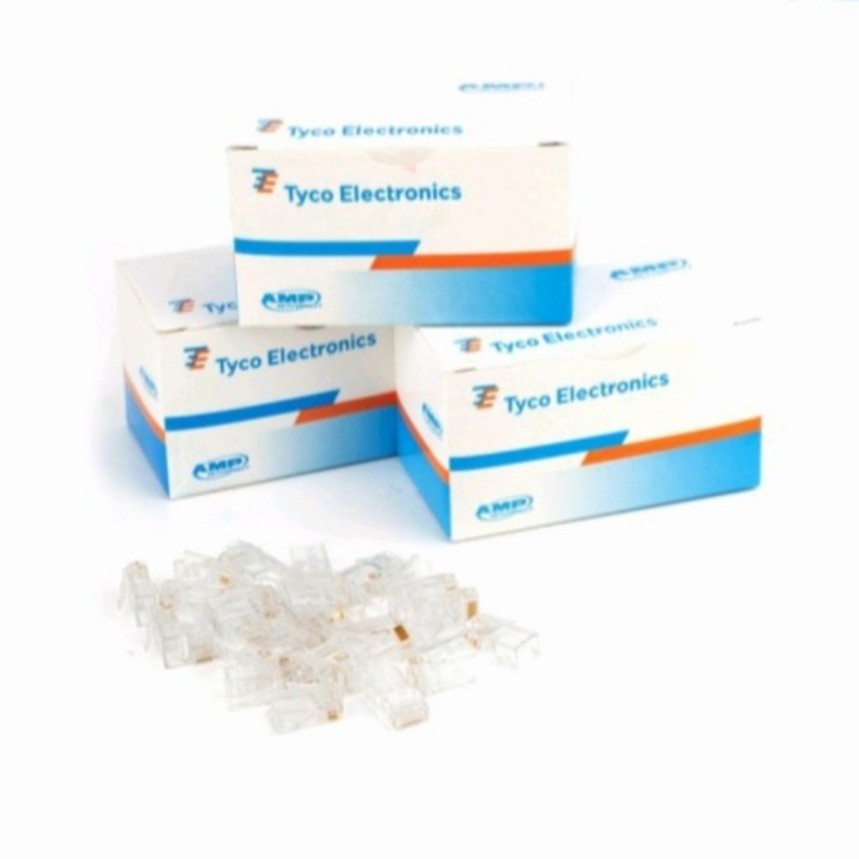 Jual Konektor RJ45 AMP Netconnect Connector RJ45 Cat5 Tyco Electronics ...