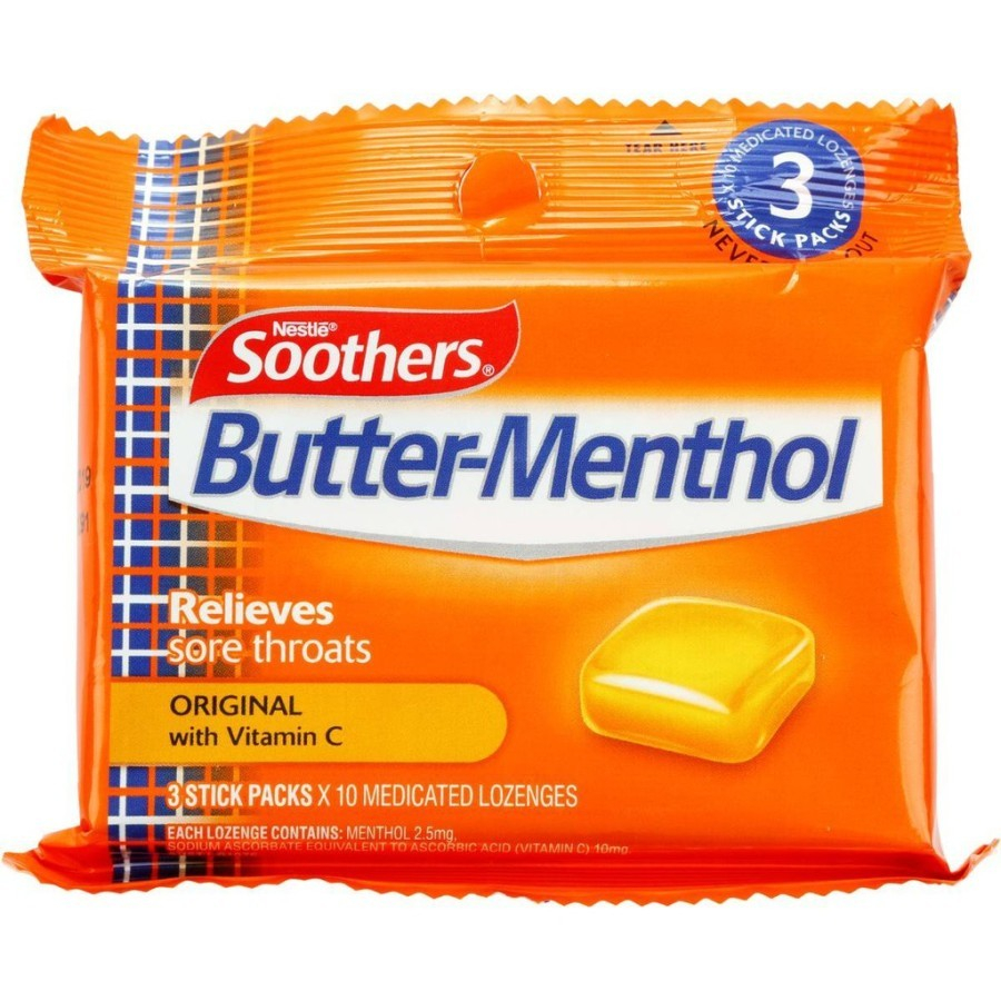 Jual Nestle Soothers Butter Menthol - 3X10 Lozenges | Shopee Indonesia