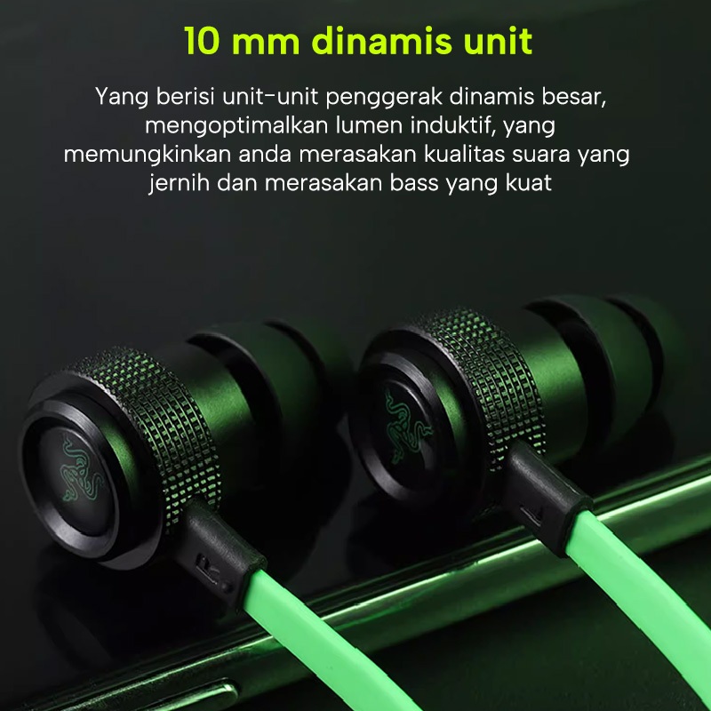 Jual Razer Hammerhead Pro V2 Earphone Gaming 3.5mm Wired In Ear Gaming ...