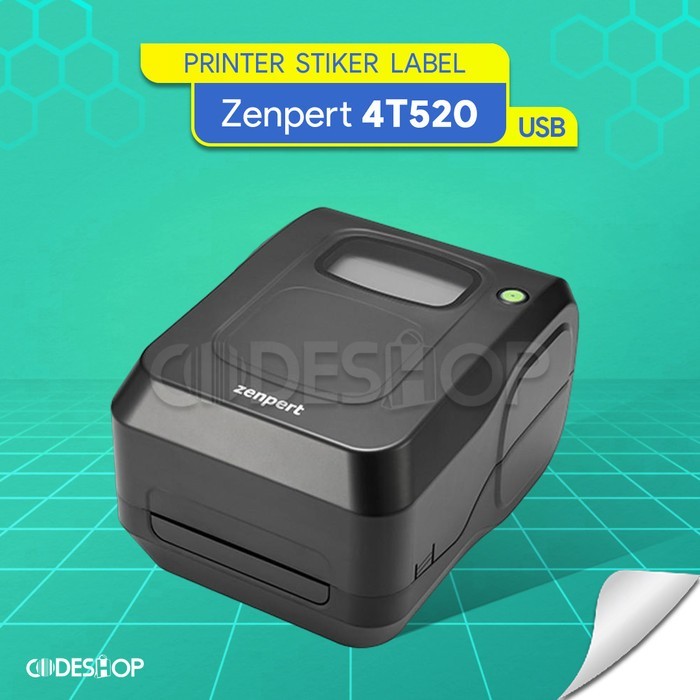 Jual Zenpert 4T520 Printer Label Thermal Transfer Resi Barcode Harga ...