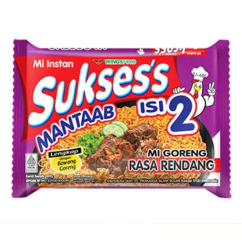 Jual MIE GORENG SUKSES ISI 2 RASA RENDANG | Shopee Indonesia
