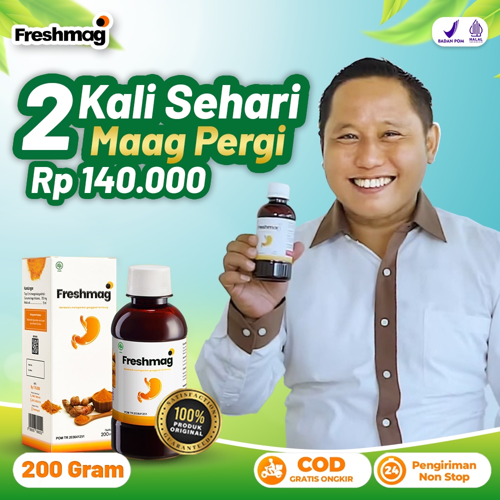Jual FRESHMAG - 1 Box Madu Lambung Original Solusi Atasi Masalah Asam ...