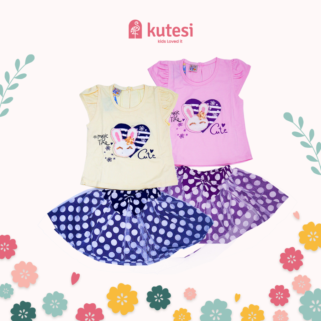 Jual Kutesi Baby - KTI0018 Set - Setelan Rok Anak | Shopee Indonesia