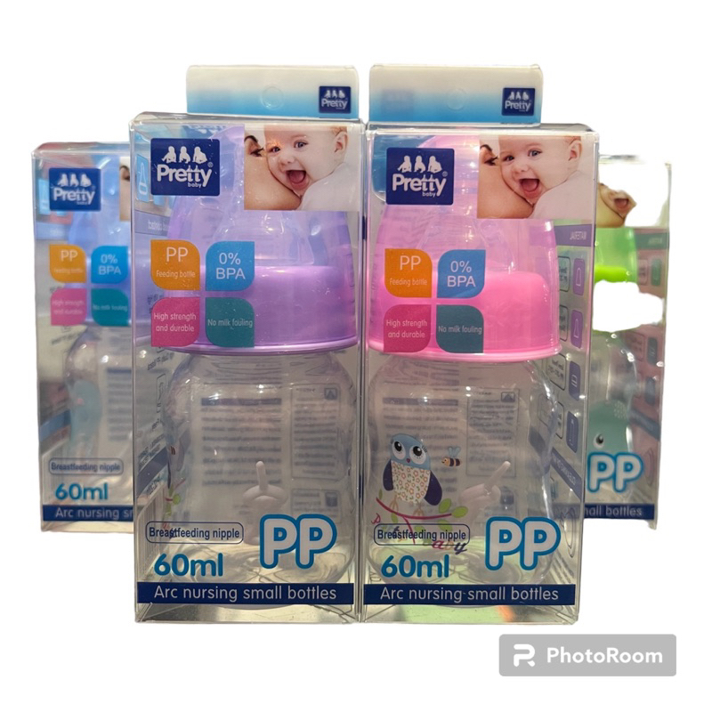 Jual Pretty baby botol susu anak ukuran 60ml | Shopee Indonesia
