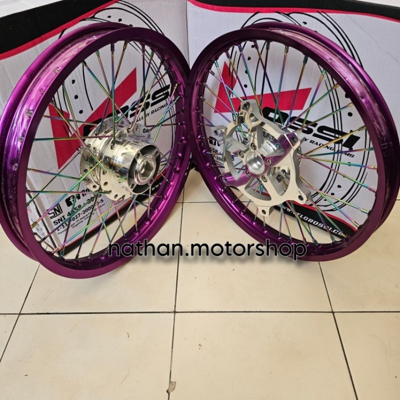 Jual Velg Rossi Sonic150R Sonic150 Sepasang Paketan Velg Sonic150R ...