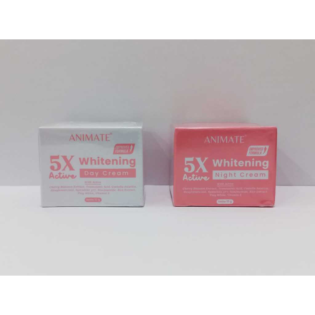 Jual ANIMATE Whitening Day & Night Cream 10gr | Shopee Indonesia