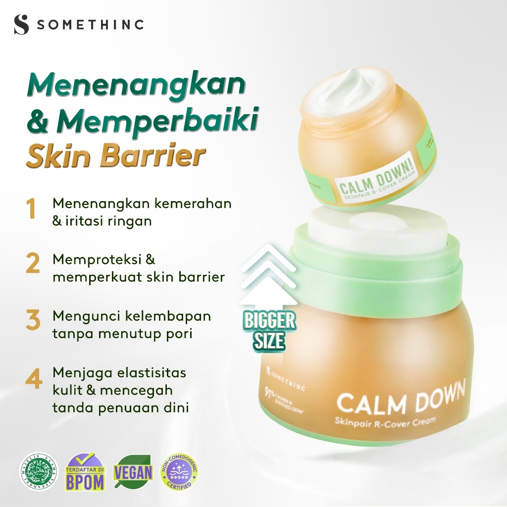 Jual EXP 2026 [TASYA FARASYA APPROVED] Pelembab SOMETHINC Calm Down ...