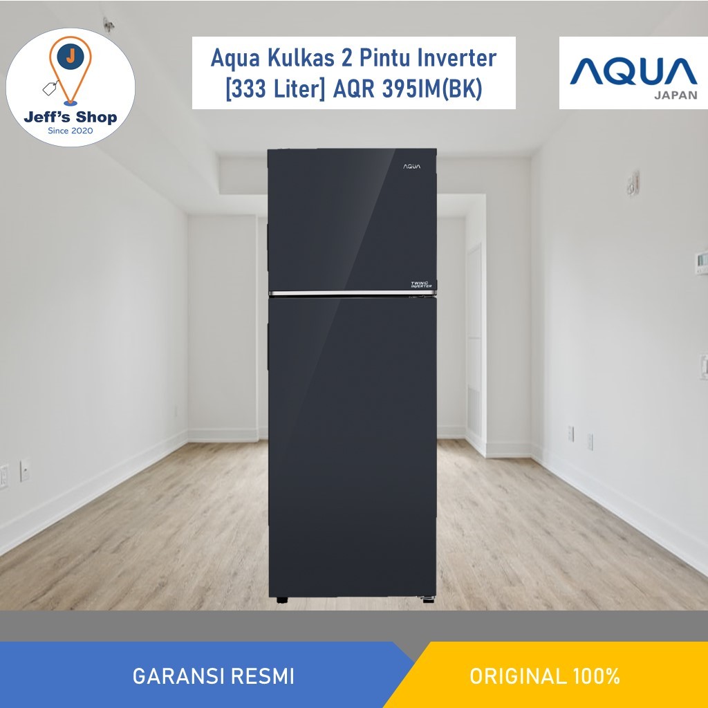 Jual Aqua Kulkas 2 Pintu Inverter [333 Liter] AQR 395IM(BK) | Shopee Indonesia