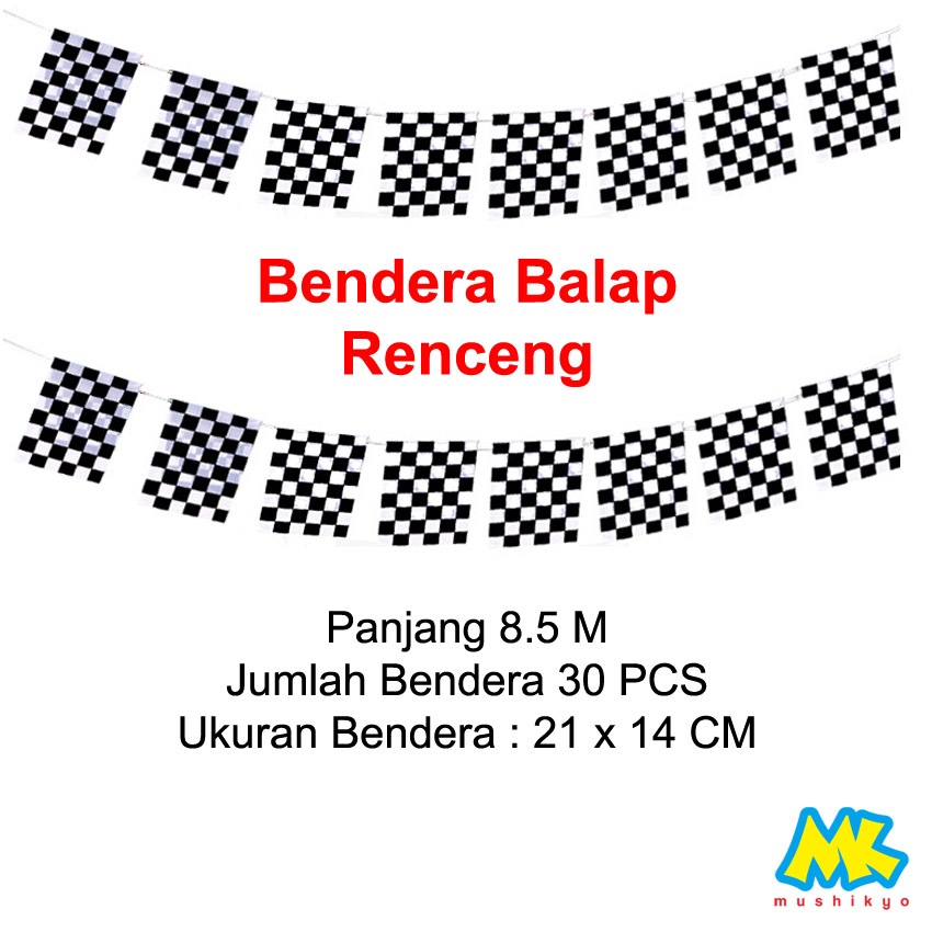 Jual Bendera Balap Renceng / Bendera Racing Gantung | Shopee Indonesia