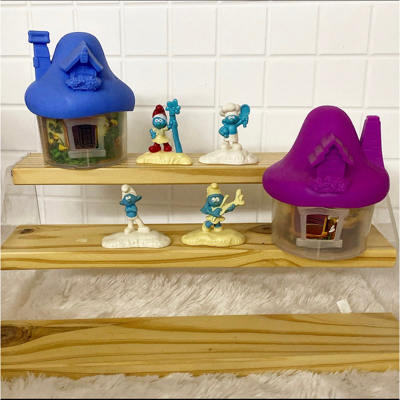 Jual Mainan Mcd Smurf Happy Meal / mainan figure mcdonalds | Shopee ...