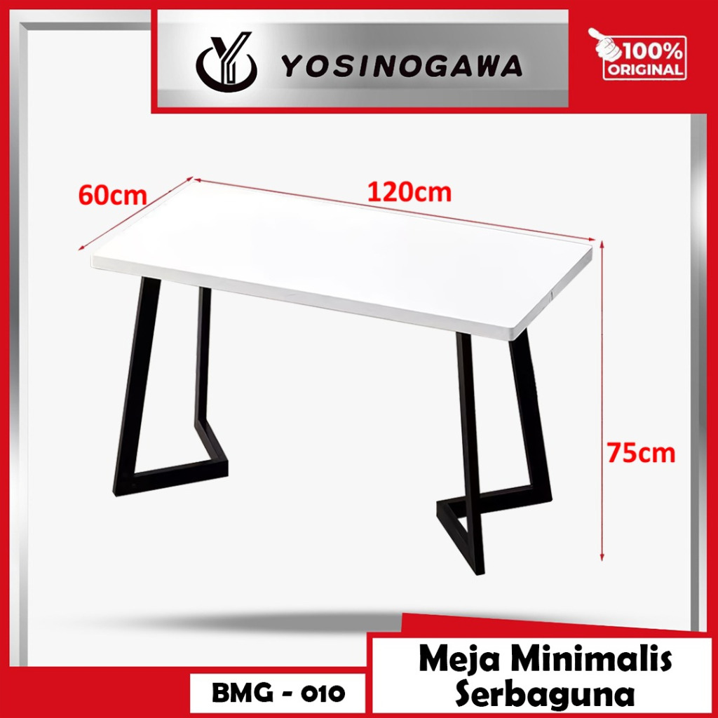 Jual YOSINOGAWA - Meja Putih Kerja / Meja Makan / Meja Kamar Tidur ...