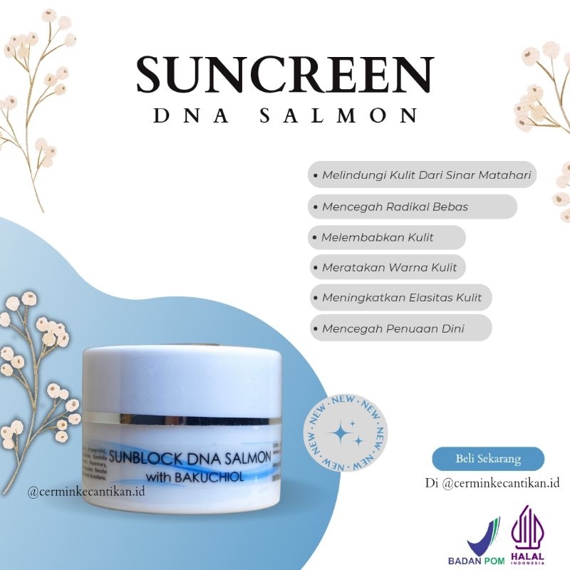 Jual SUNCREEN GLOW SPF 50++ DNA SALMON 100% ORIGINAL - Senja Beauty ...