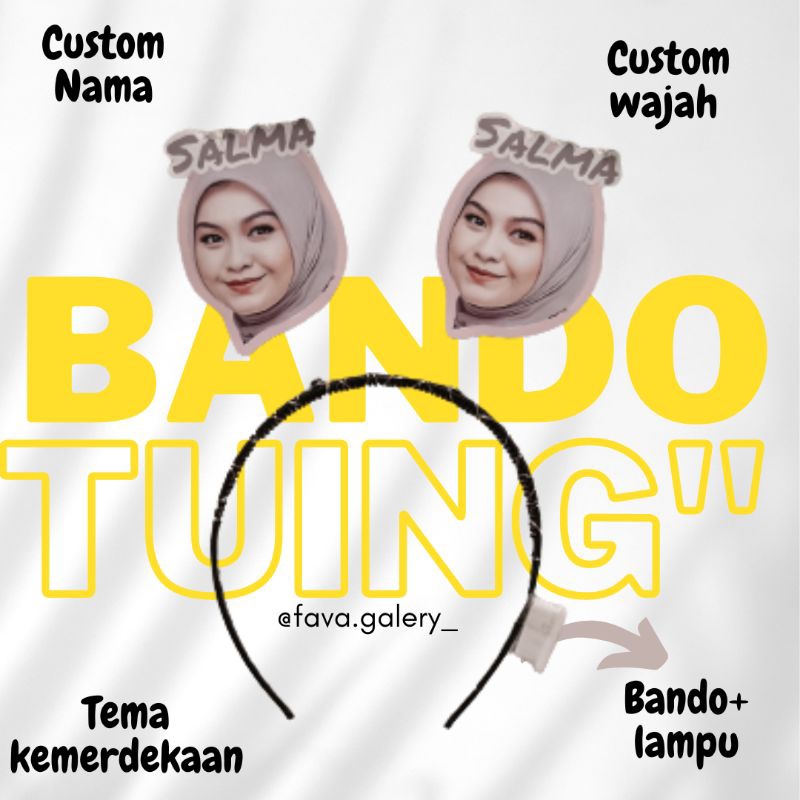 Jual Bando tuing-tuing konser/custom/pakai lampu(LED) | Shopee Indonesia