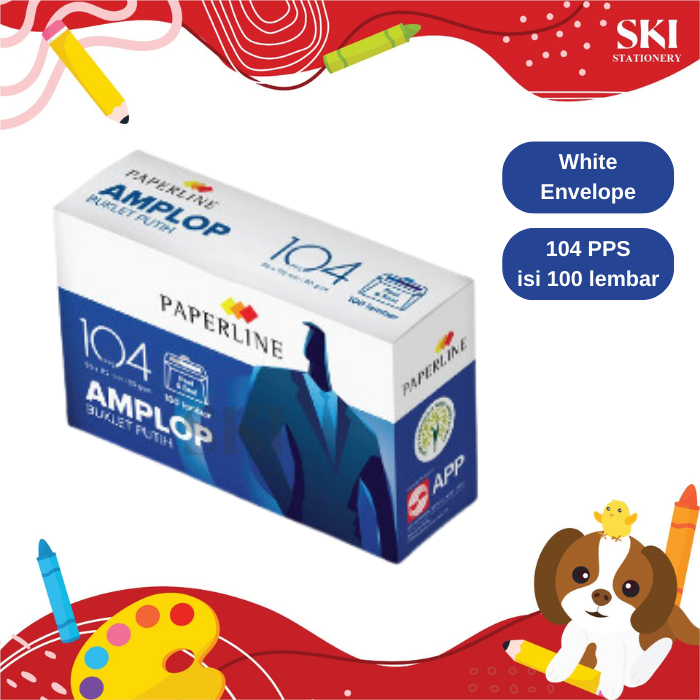 Jual Paperline Amplop Putih 104 PPS / PPL Amplop Kecil 104 PPS | Shopee ...