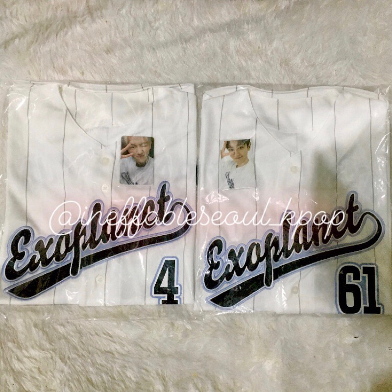 Jual EXO BASEBALL UNIFORM BAEKHYUN A VER (CREAM SODA POP UP MD ...