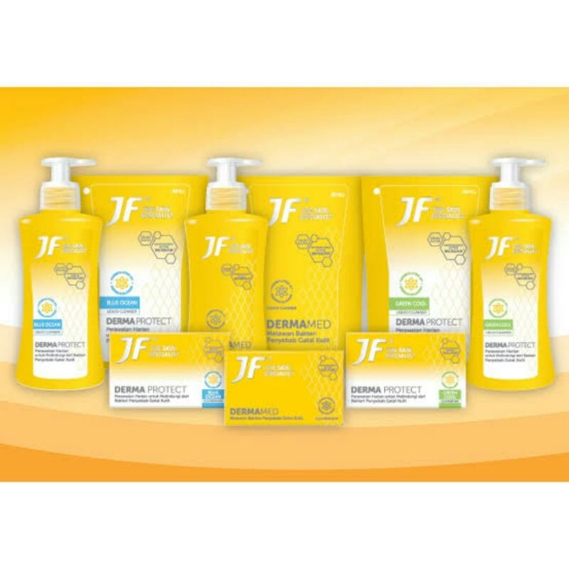 Jual JF SULFUR Sabun Mandi Cair Original Dermamed Kuning Derma Med ...