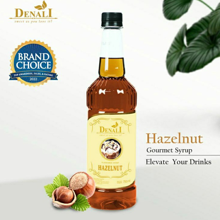 Jual Best Seller DENALI SYRUP 750 ML HAZELNUT SIRUP DENALI RASA ...