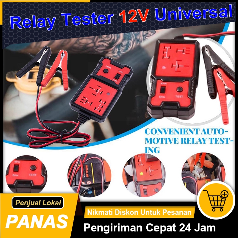 Jual Nippy Relay Tester 12V Universal Electronic Car Circuit Repair ...