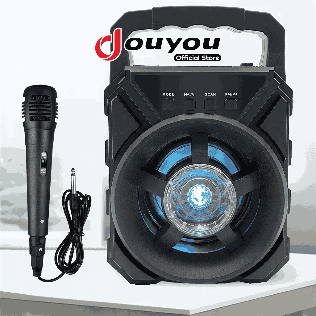 Jual Speaker Bluetooth Karaoke 3 Inch XTM 5009 Portable Free Microphone ...