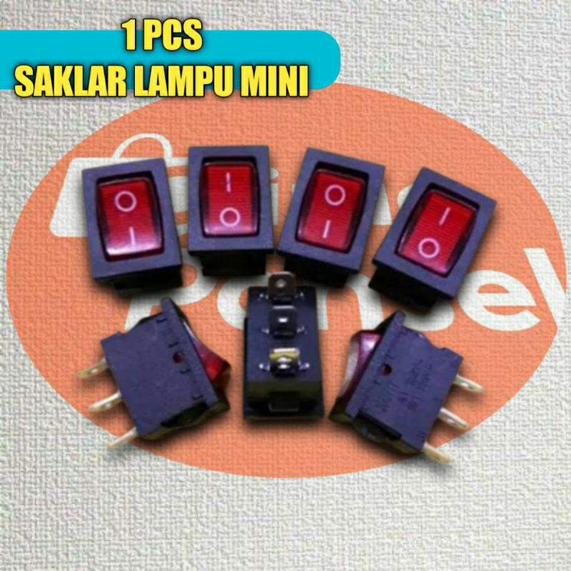 Jual Saklar Switch Lampu 3pin On Off Kecil Tegangan AC 220VAC | Shopee ...