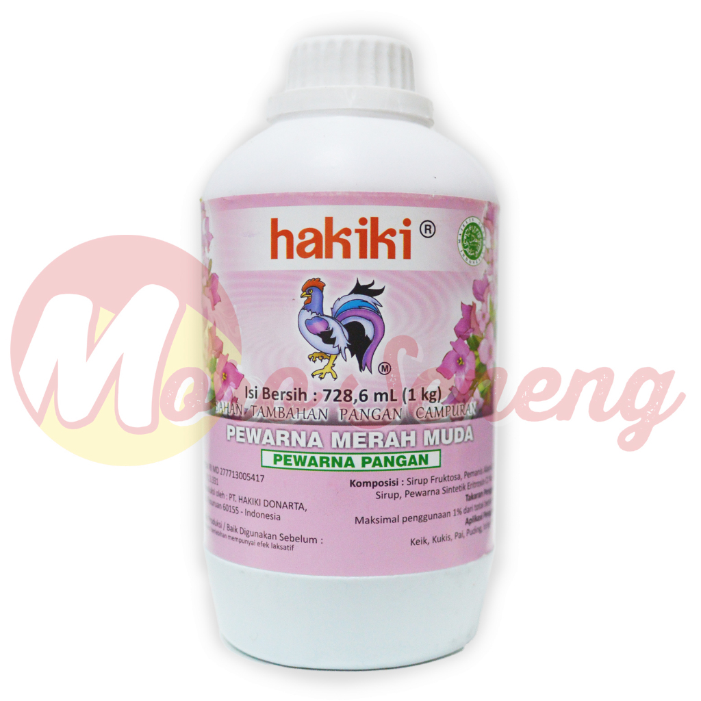 Jual Pewarna Hakiki Merah Muda 1 kg Makanan Food Coloring Pink 1kg ...