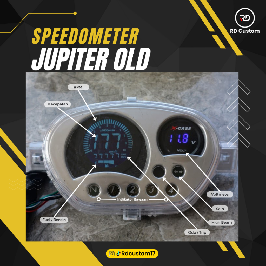 Jual Speedometer Digital Yamaha Jupiter Old PNP | Shopee Indonesia