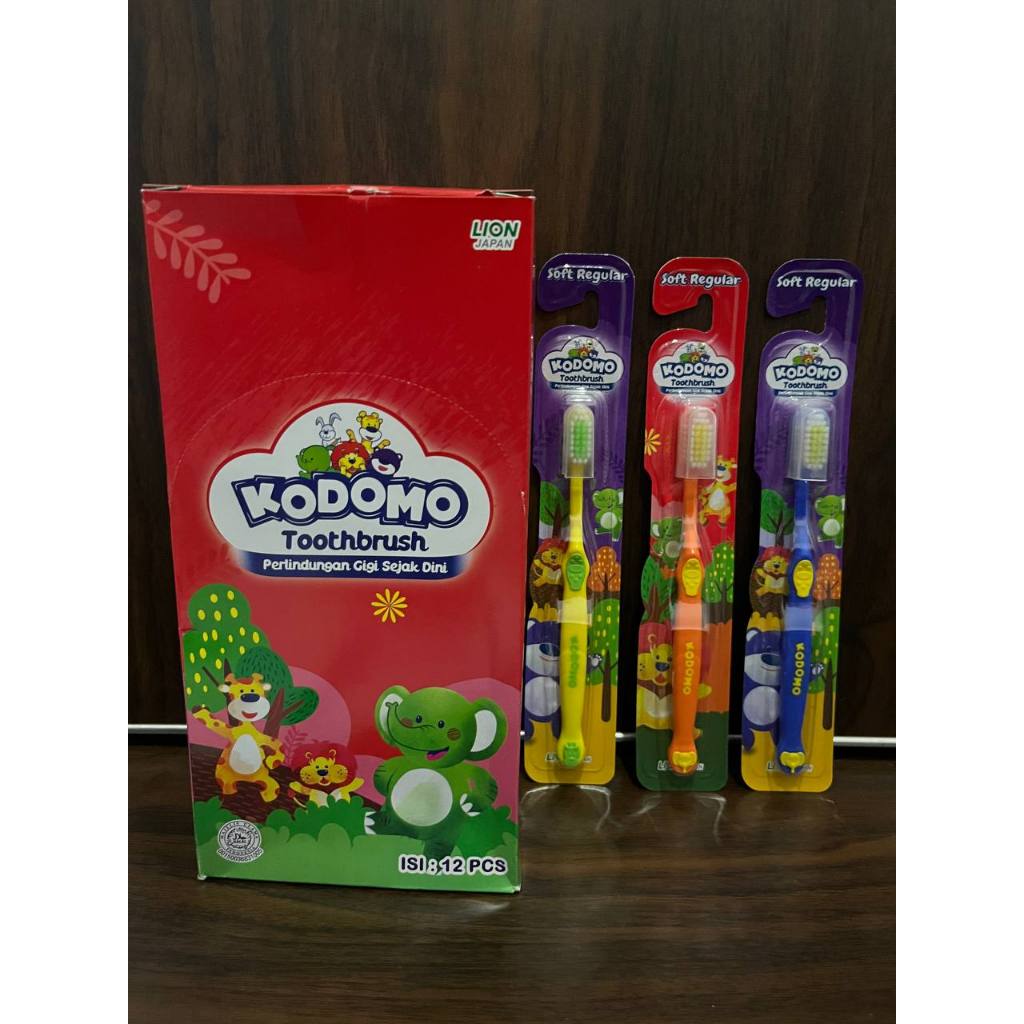 Jual Kodomo Sikat Gigi Regular Soft / Sikat Gigi Anak Kodomo | Shopee Indonesia