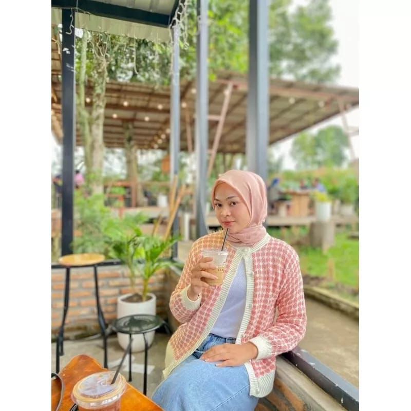 Jual Eleanor Cardigan II Outfit Cewe KueIICardigan Rajut Cewe Konoha ...