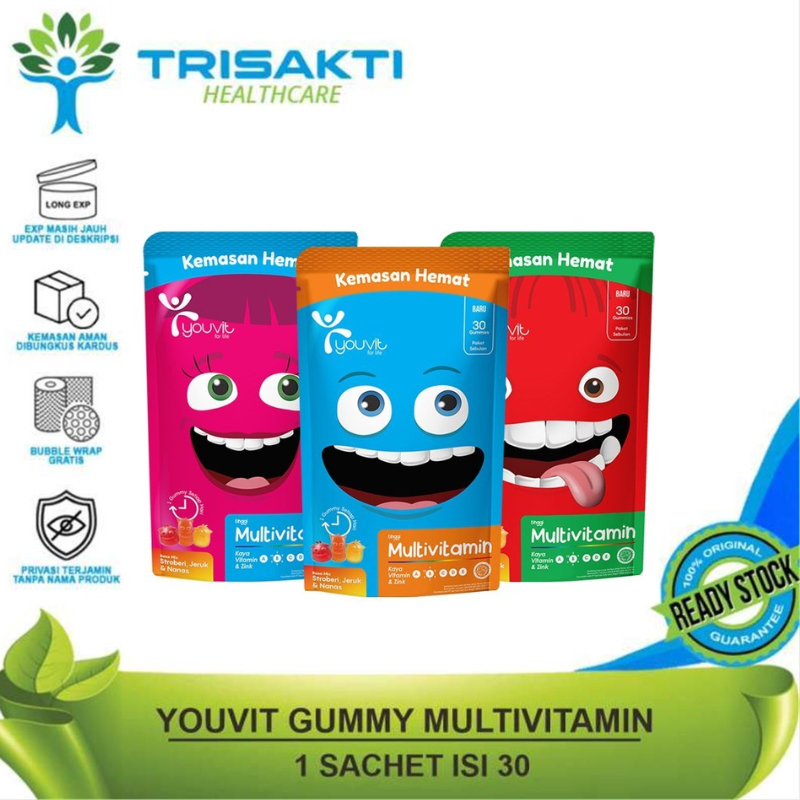 Jual Youvit Gummy Kids Isi 30 Gummy Pouch Multivitamin Anak | Shopee Indonesia