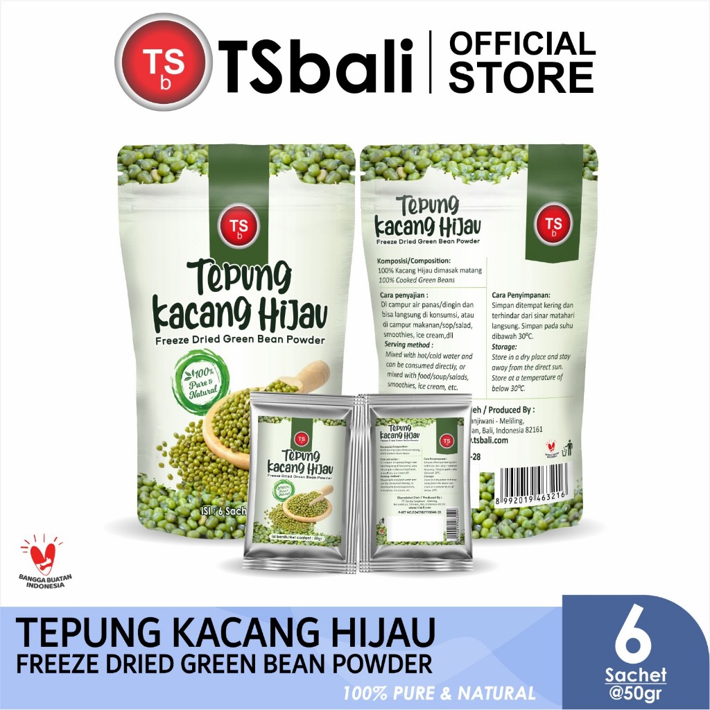 Jual TSB Freeze Dried Green Beans Powder/Serbuk Makanan dan Minuman ...