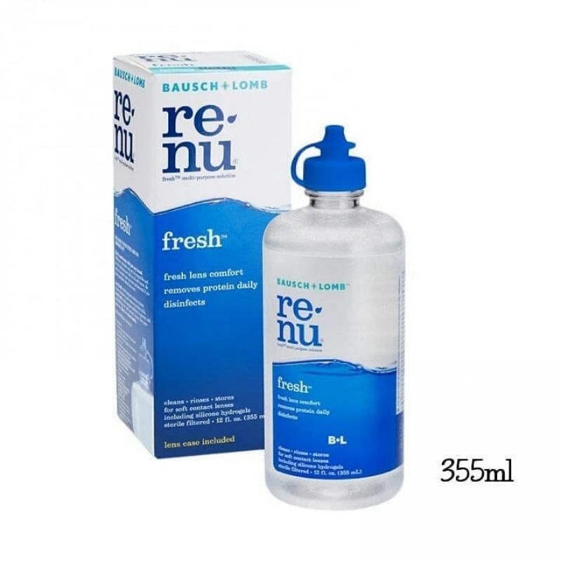 Jual AIR SOFTLENS CAIRAN SOFTLENS RENU FRESH 355 ML BAUSCH & LOMB ...