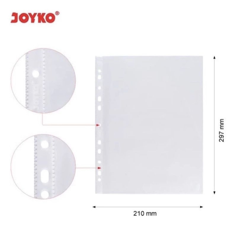 Jual Pp Pocket/Sheet Protector A4,f4 Joyko ( 1bks/10sheet ) | Shopee ...