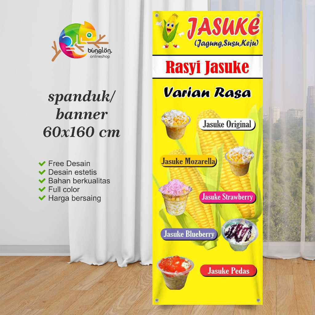 Jual Spanduk Banner 60x160 Jasuke Varian Rasa | Shopee Indonesia