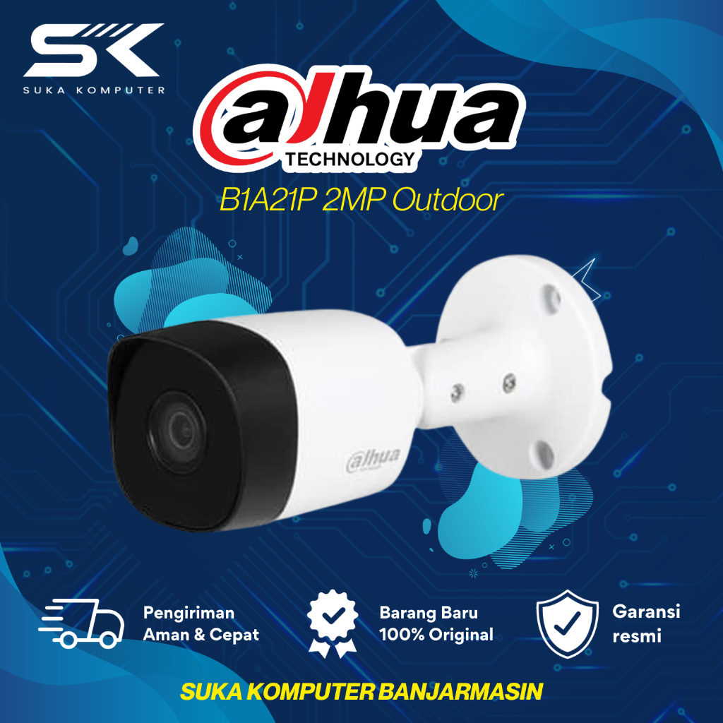 Jual Kamera CCTV Dahua B1A21P 2MP (Outdoor) | Shopee Indonesia