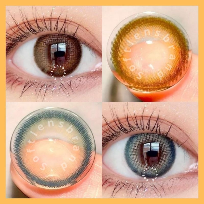 Jual ( COD ️ ) SOFTLENS NATURAL 14,2 MM | SOFTLENS BROWN DAN GRAY ...