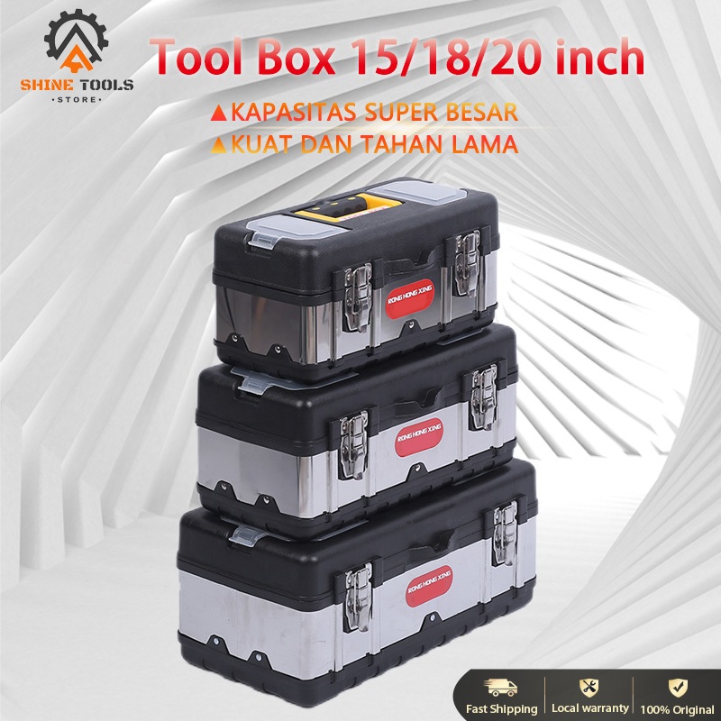 Jual Tool box Besar 15inch 18inch 20inch - Kotak peralatan serbaguna ...