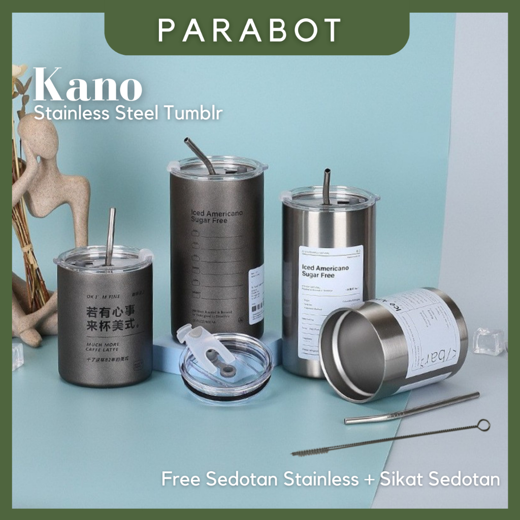 Jual [Parabot] Tumbler Stainless Steel Tumbler Kopi Botol Minum Tumblr Coffee Tea | Shopee Indonesia